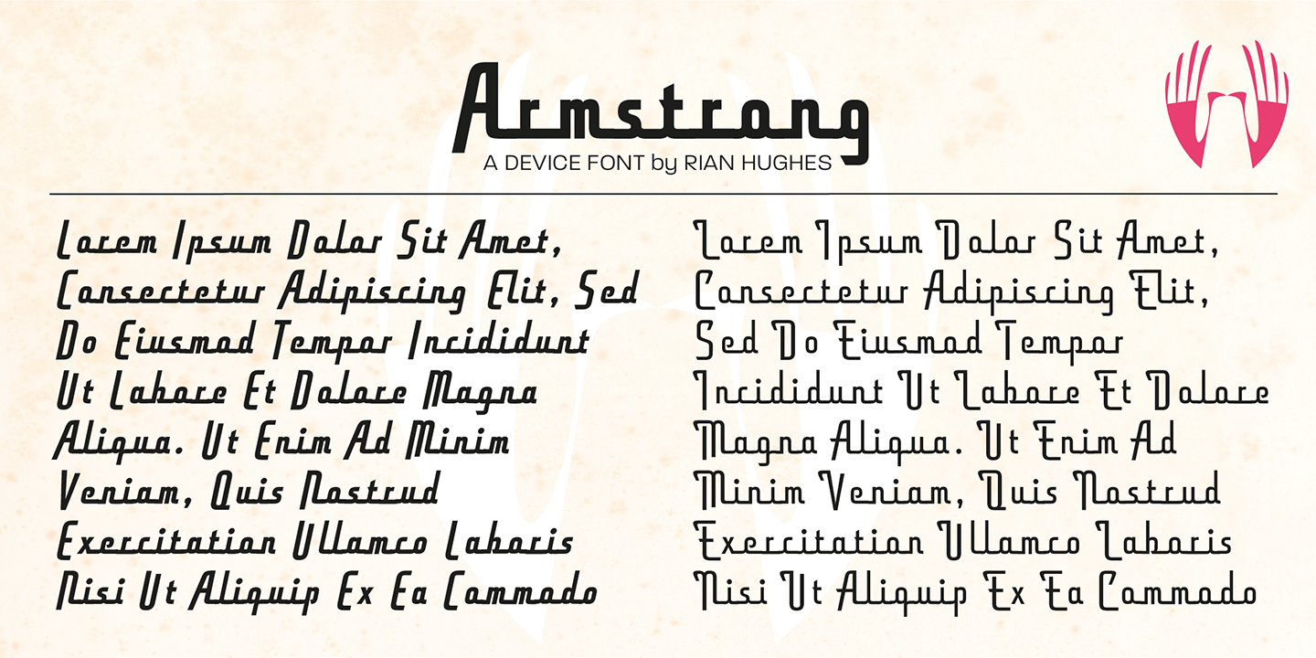 Armstrong Fonts | I Love Typography