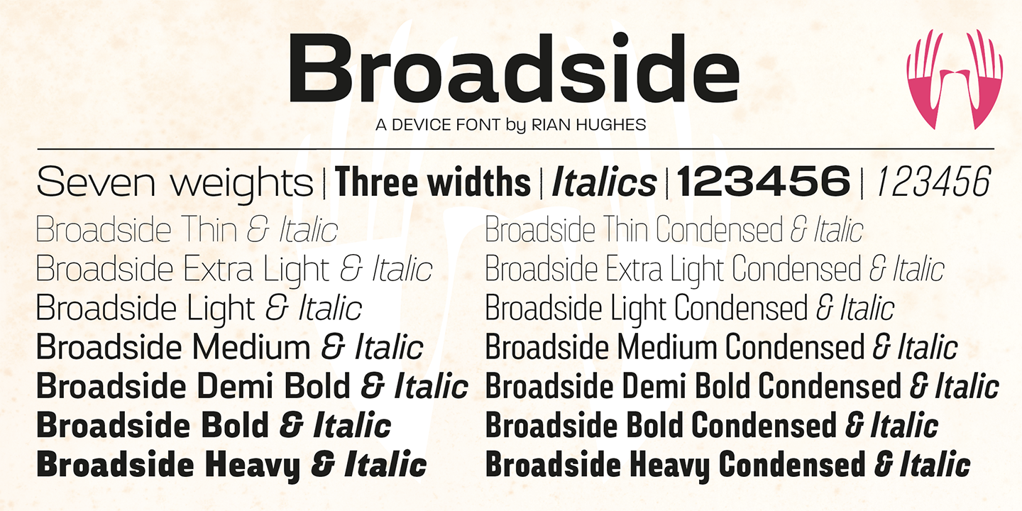 Broadside Fonts | I Love Typography