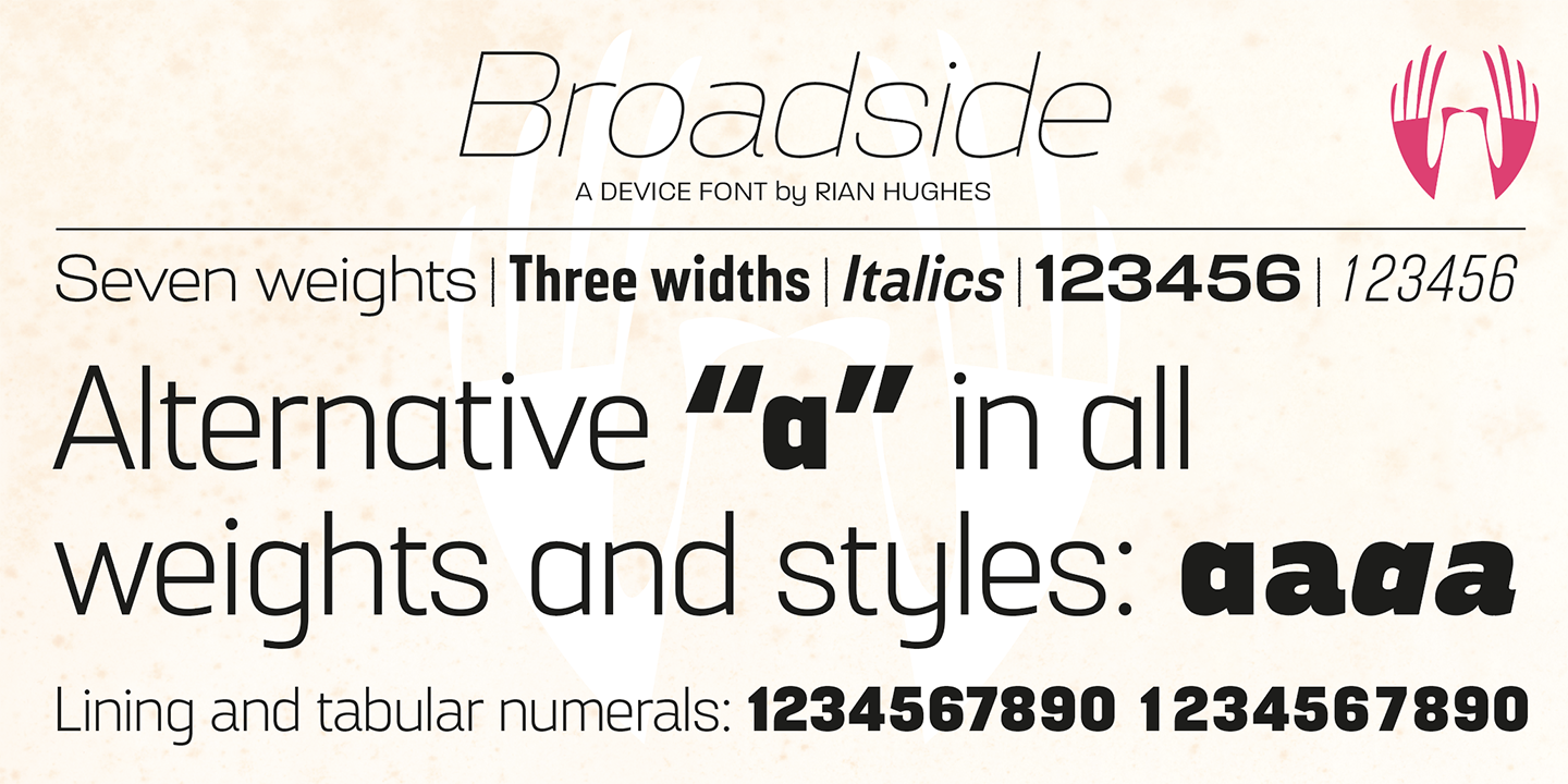 Broadside Fonts | I Love Typography