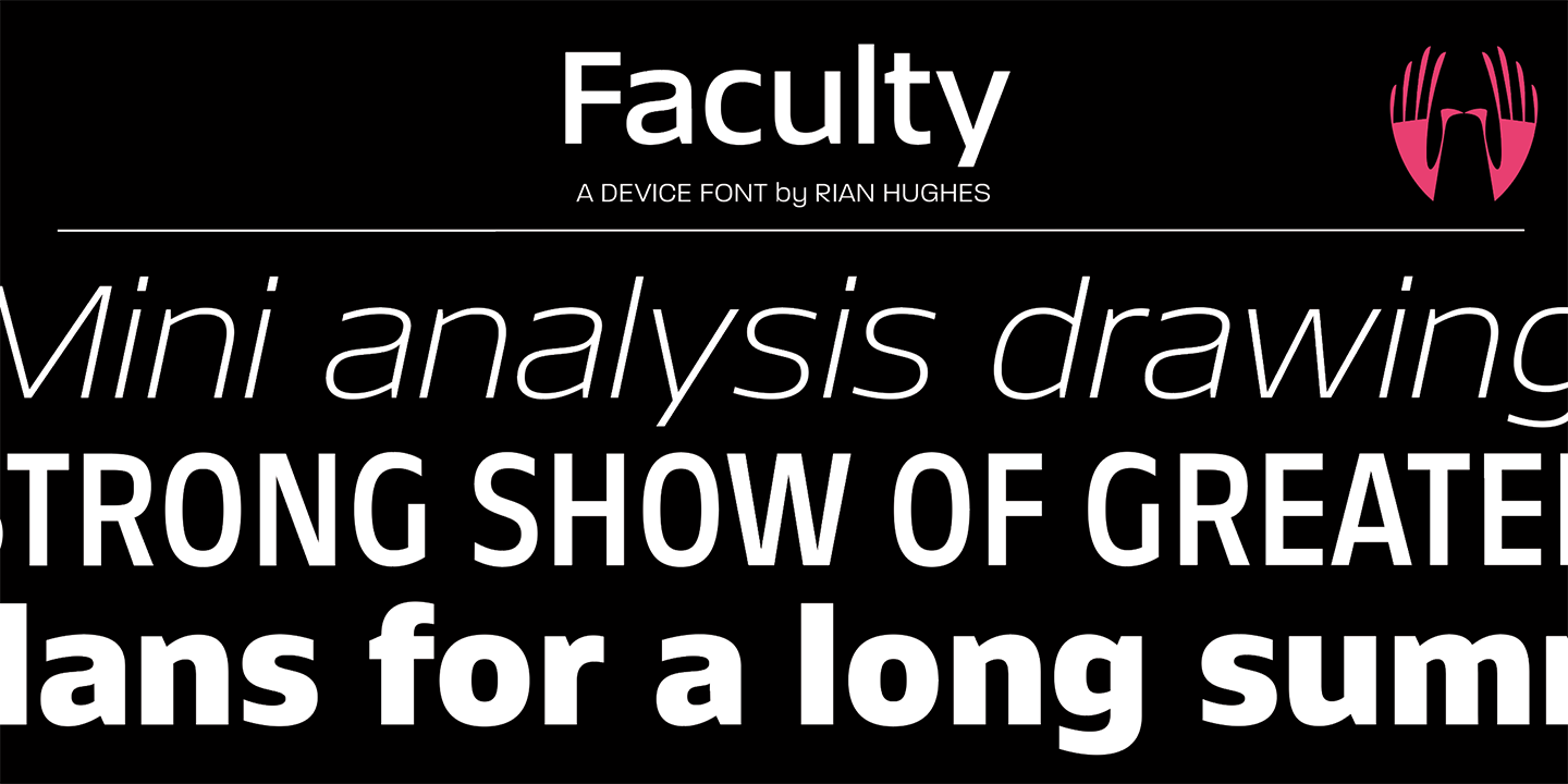 Faculty Fonts | I Love Typography
