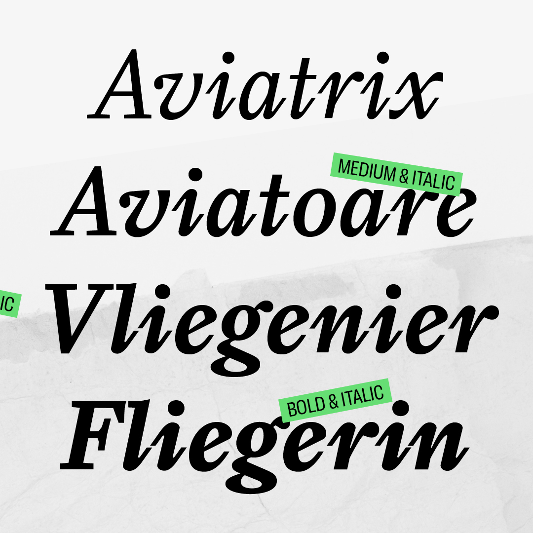 Aeroplan Medium: Desktop & Web Fonts | I Love Typography