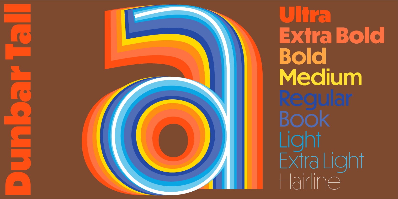 Dunbar Tall Fonts | I Love Typography