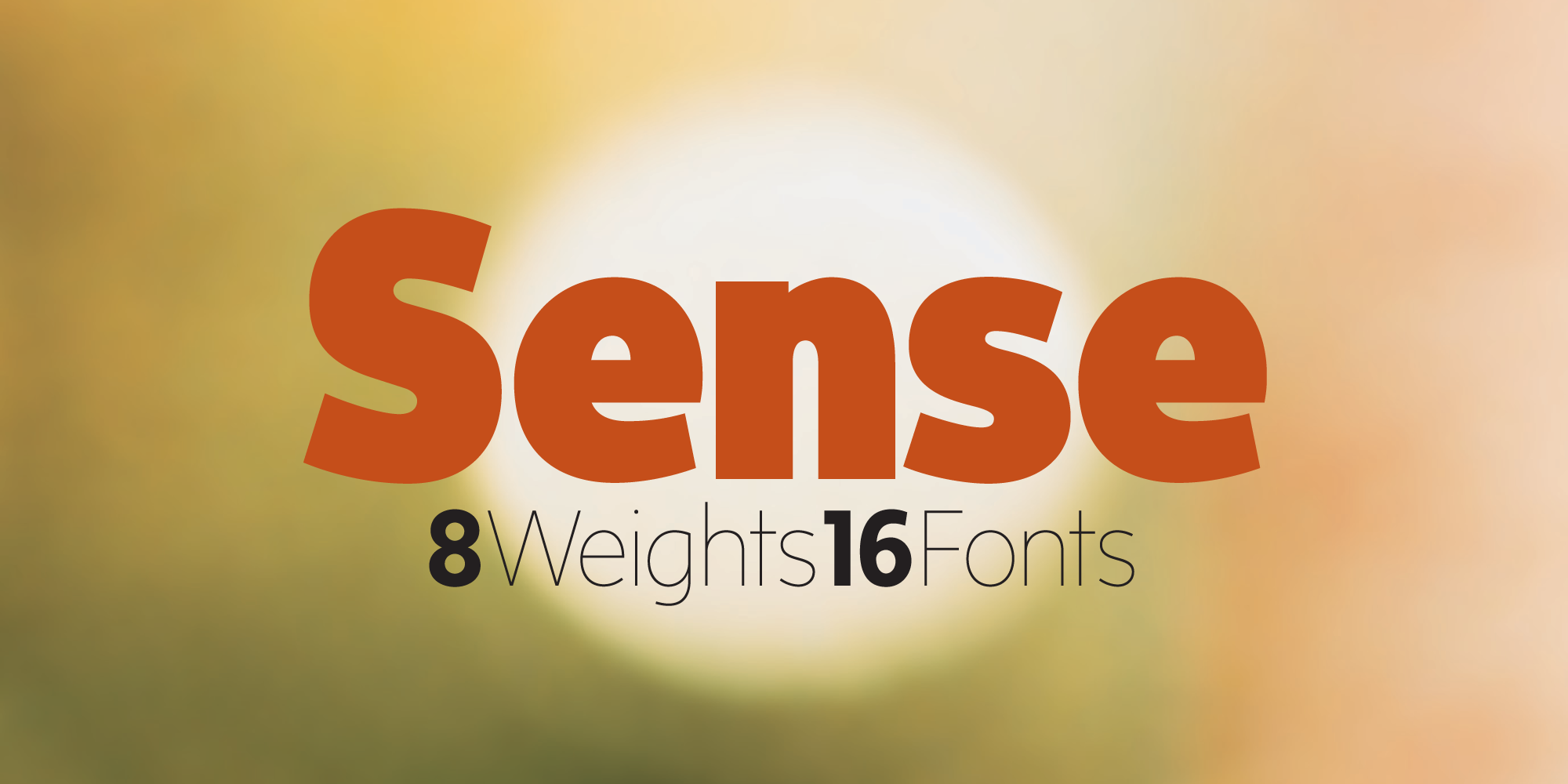 Sense Fonts | I Love Typography