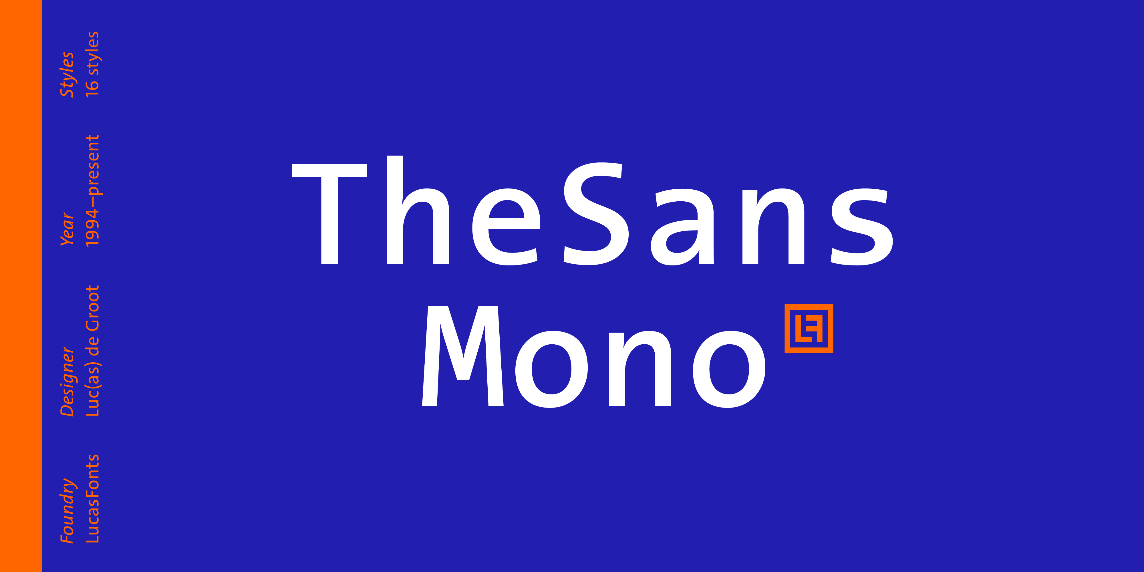 TheSans Mono Fonts | I Love Typography