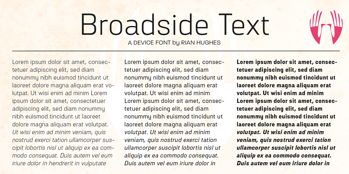 Broadside Text Fonts | I Love Typography