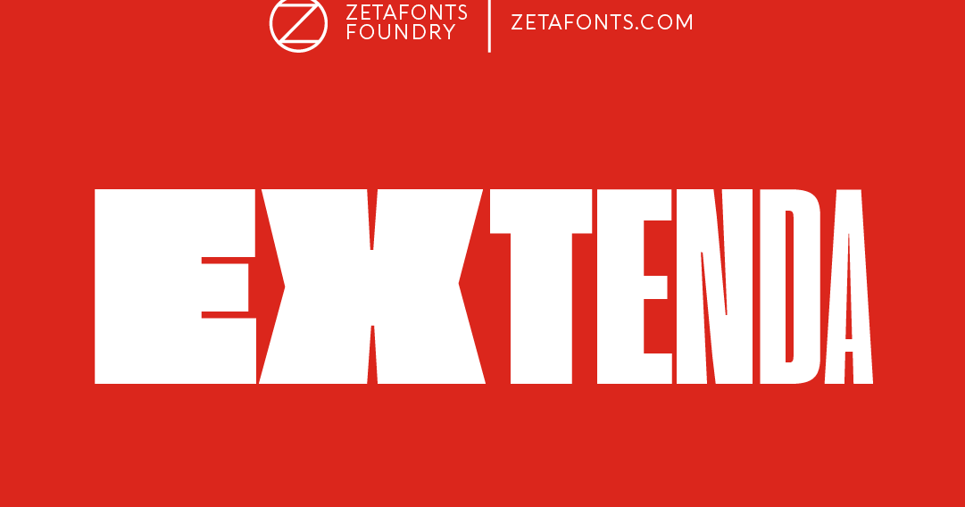 Buy Extenda fonts | I Love Typography