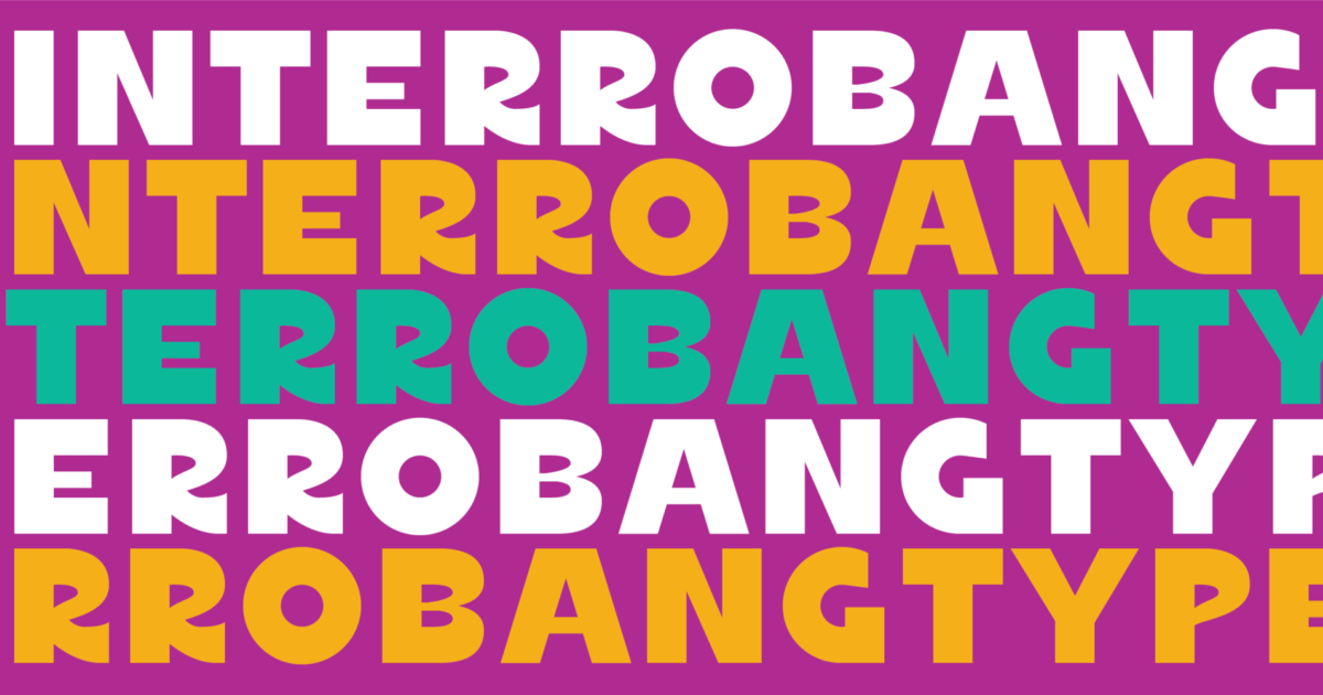 Buy fonts from Interrobang Type | I Love Typography