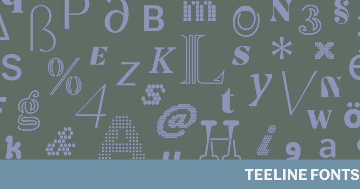 Buy fonts from Teeline Fonts | I Love Typography