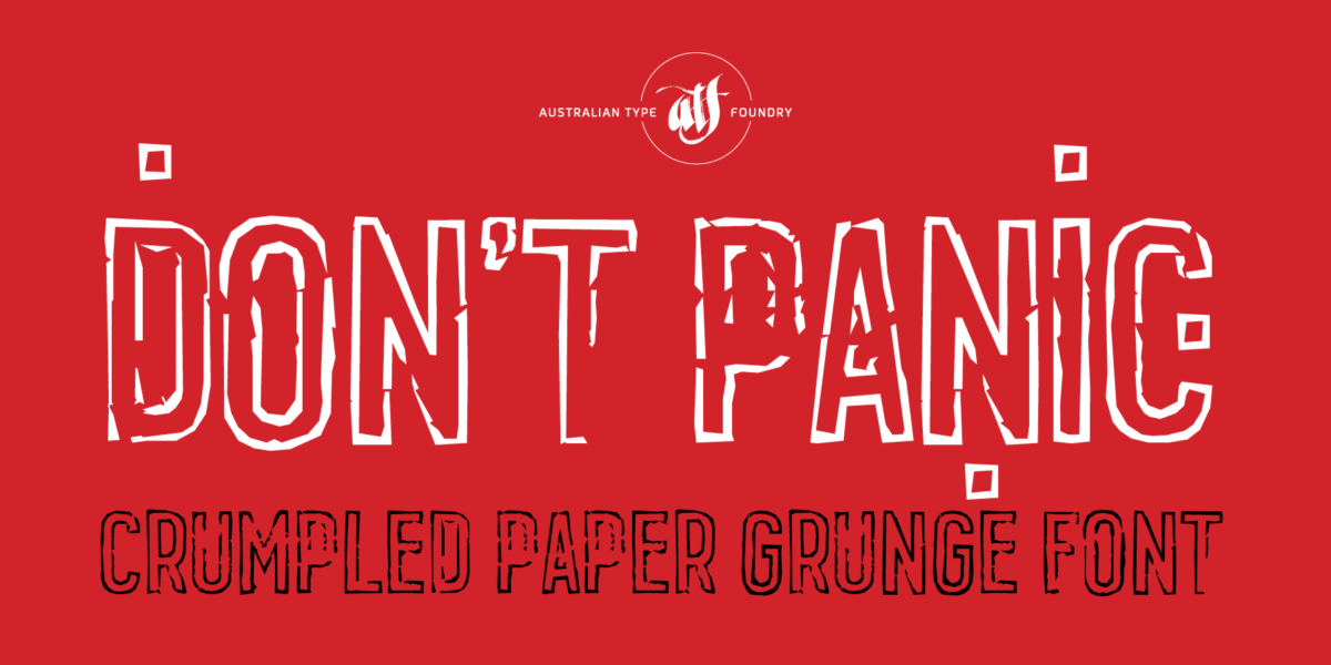 ITC Don't Panic Fonts | I Love Typography
