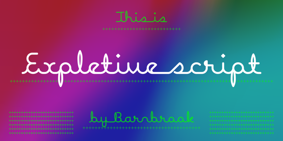 Expletive Script Fonts | I Love Typography