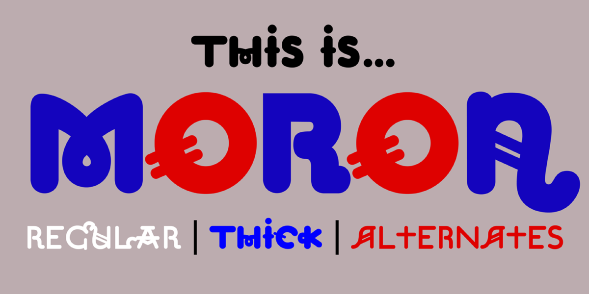 Moron Fonts | I Love Typography