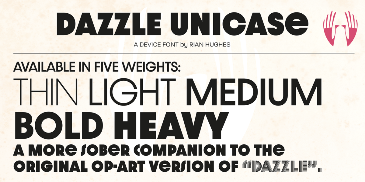 Dazzle Unicase Fonts | I Love Typography