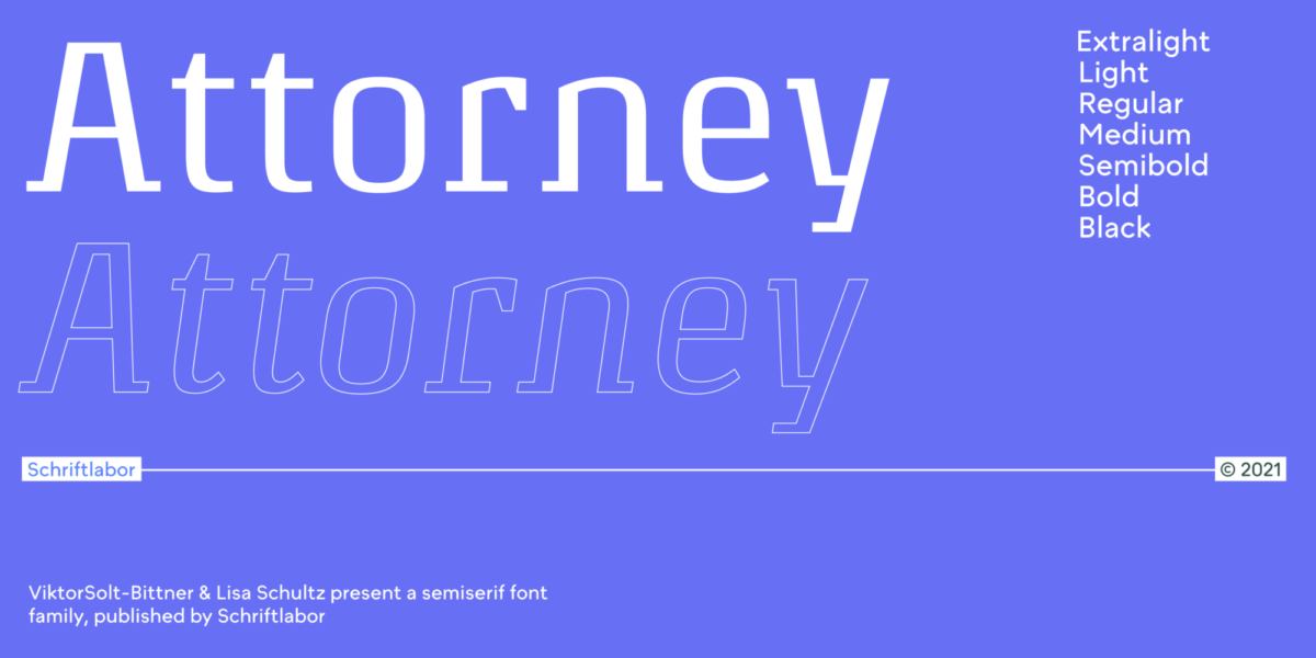 Attorney Fonts | I Love Typography