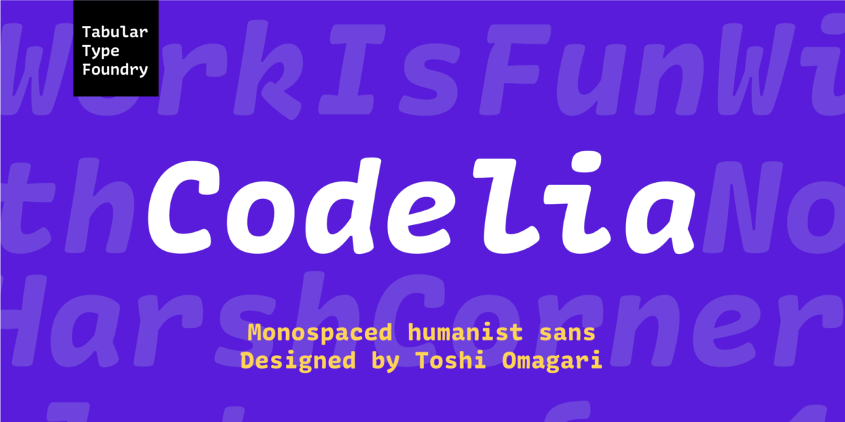 Codelia Fonts | I Love Typography