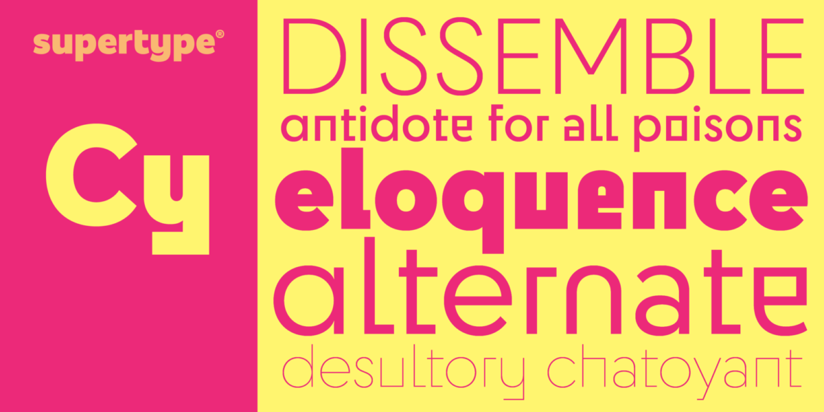 Cy Fonts | I Love Typography