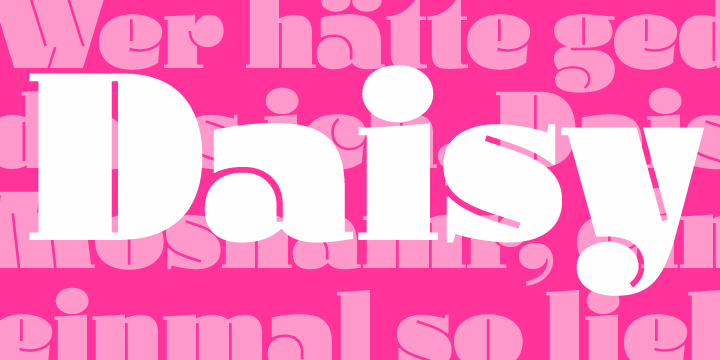 Daisy Fonts | I Love Typography