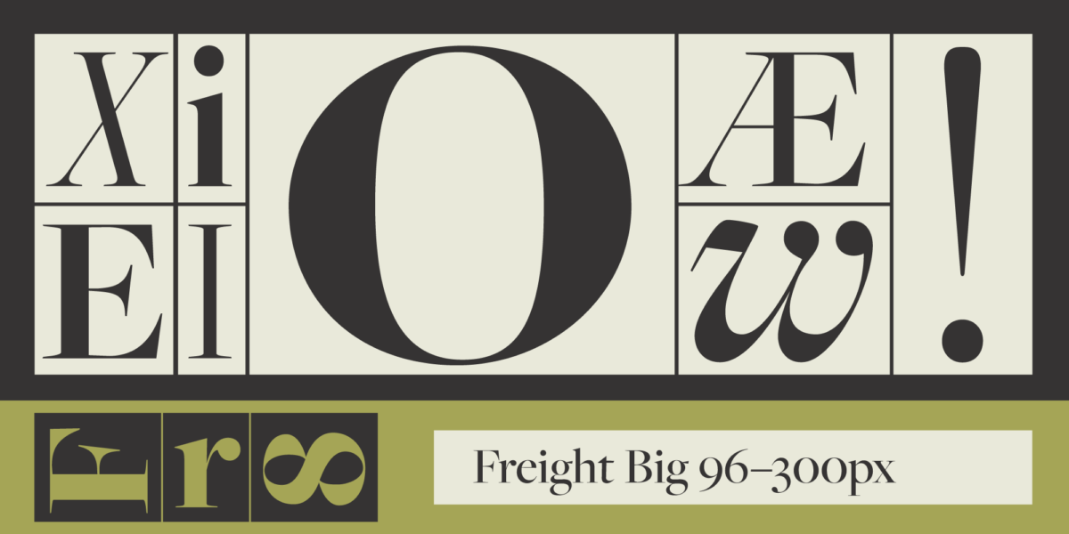 Freight Big Pro Fonts | I Love Typography
