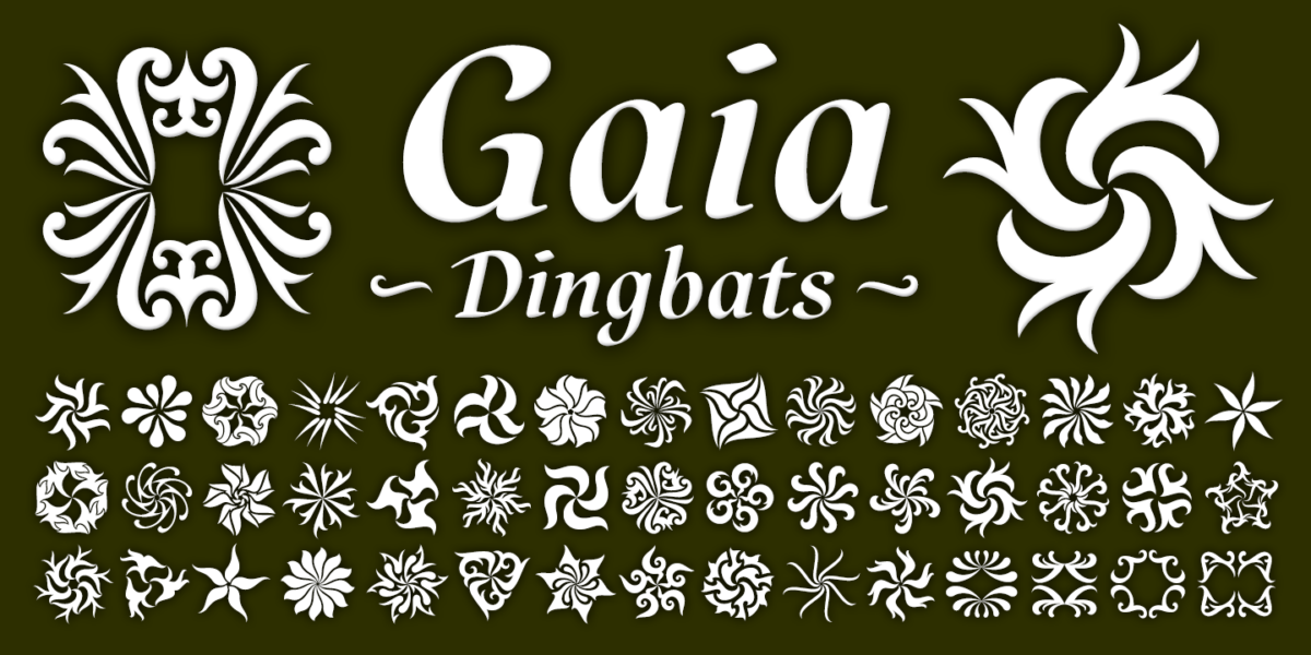 Gaia Fonts | I Love Typography