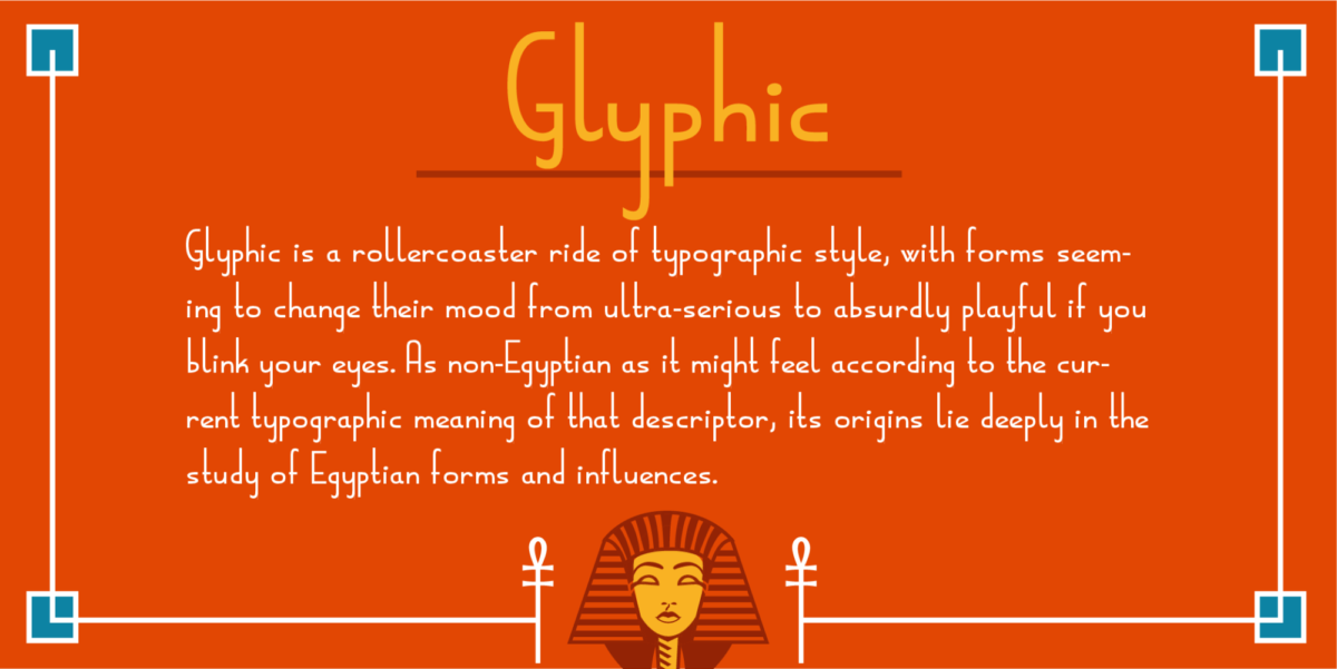 Glyphic Fonts | I Love Typography