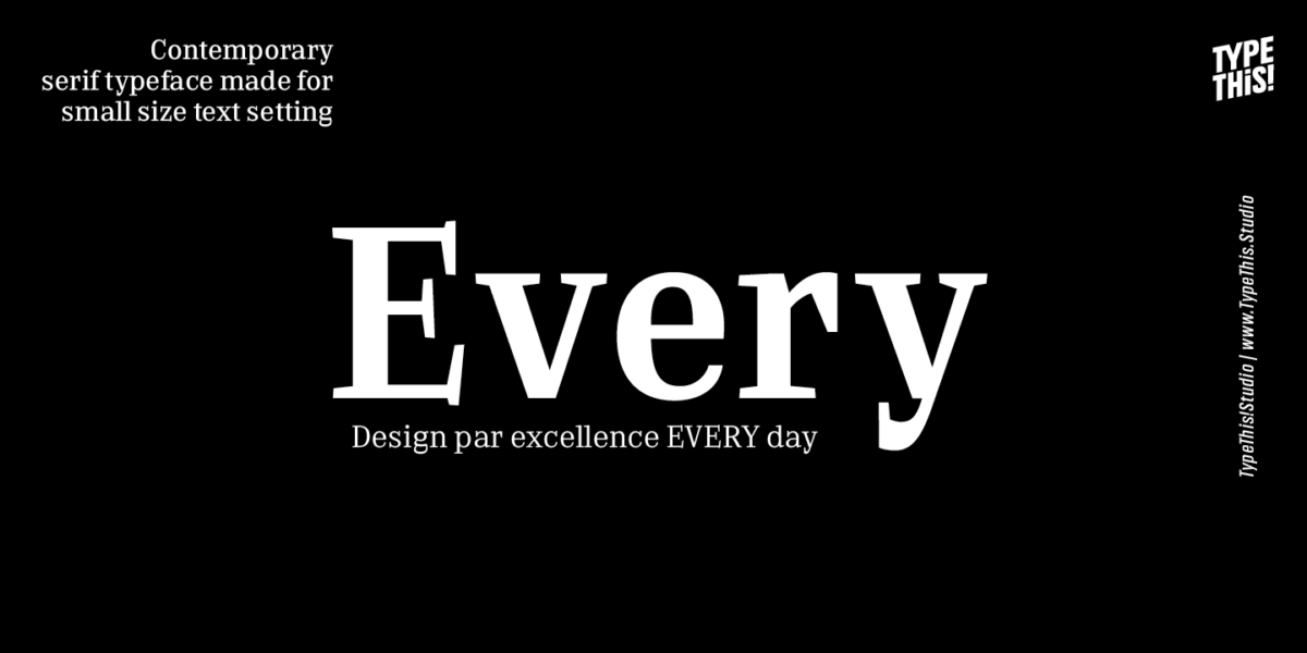 Every Text Fonts | I Love Typography