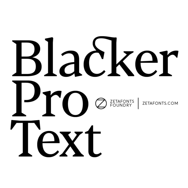 Buy Blacker Pro Text fonts | I Love Typography