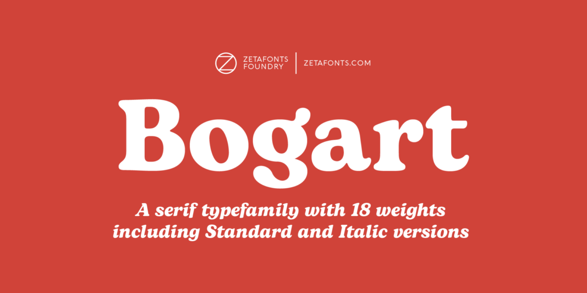 Bogart Fonts | I Love Typography