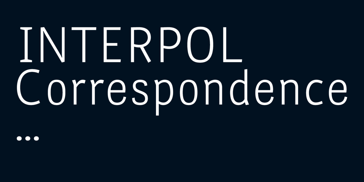 Interpol Correspondence Fonts | I Love Typography