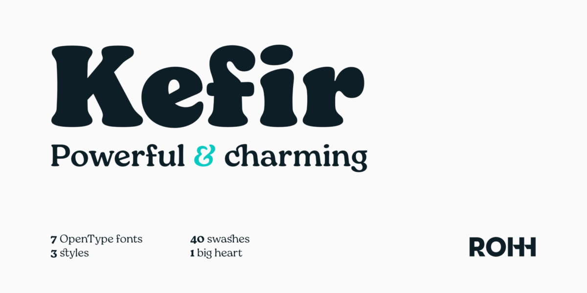 Kefir Fonts | I Love Typography