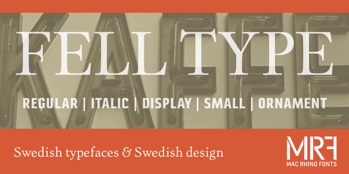 Fell Type Premium Fonts | I Love Typography