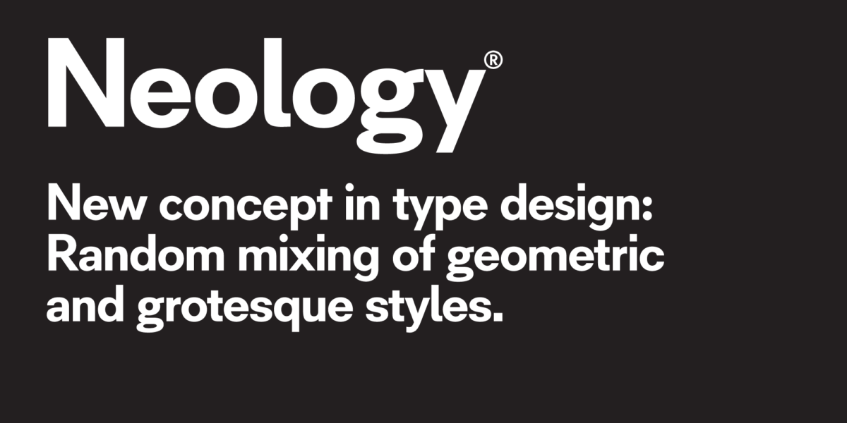 Neology Fonts | I Love Typography