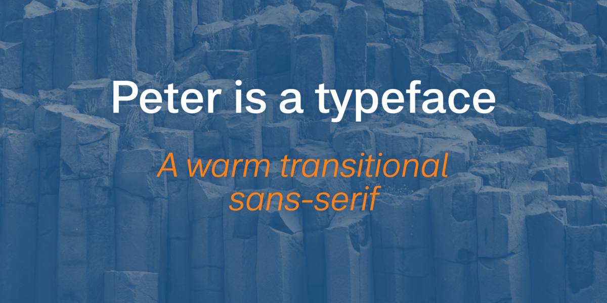 Peter Fonts | I Love Typography