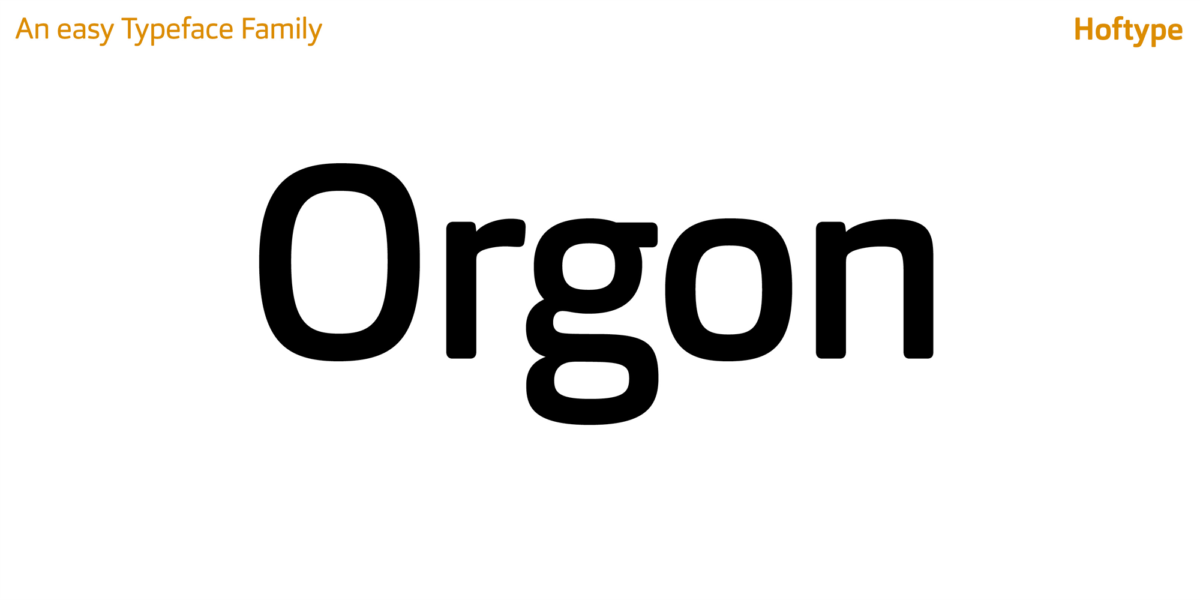 Orgon Fonts | I Love Typography