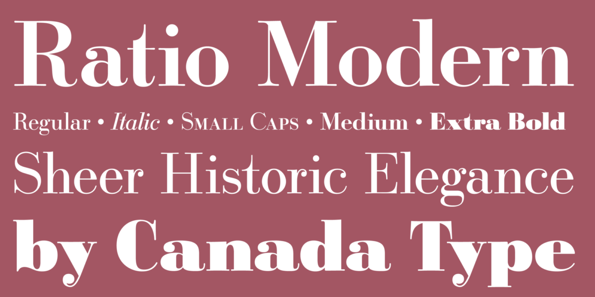 Ratio Modern Fonts | I Love Typography