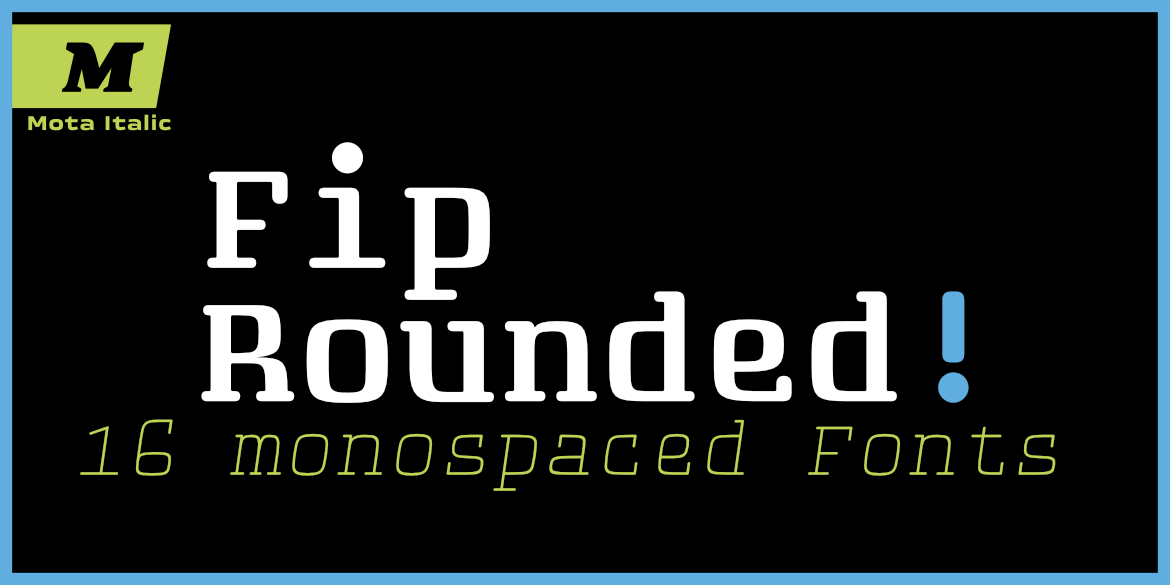 Fip Rounded Fonts | I Love Typography