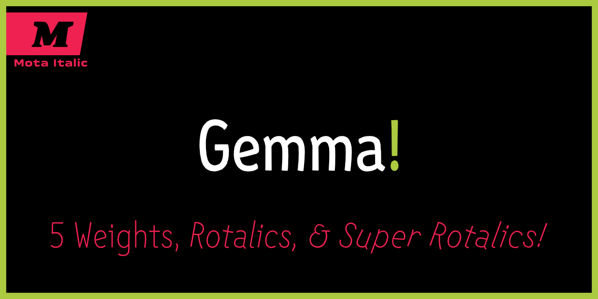 Gemma Fonts | I Love Typography