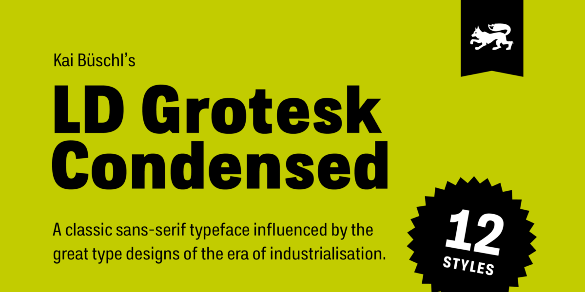LD Grotesk Condensed Fonts | I Love Typography