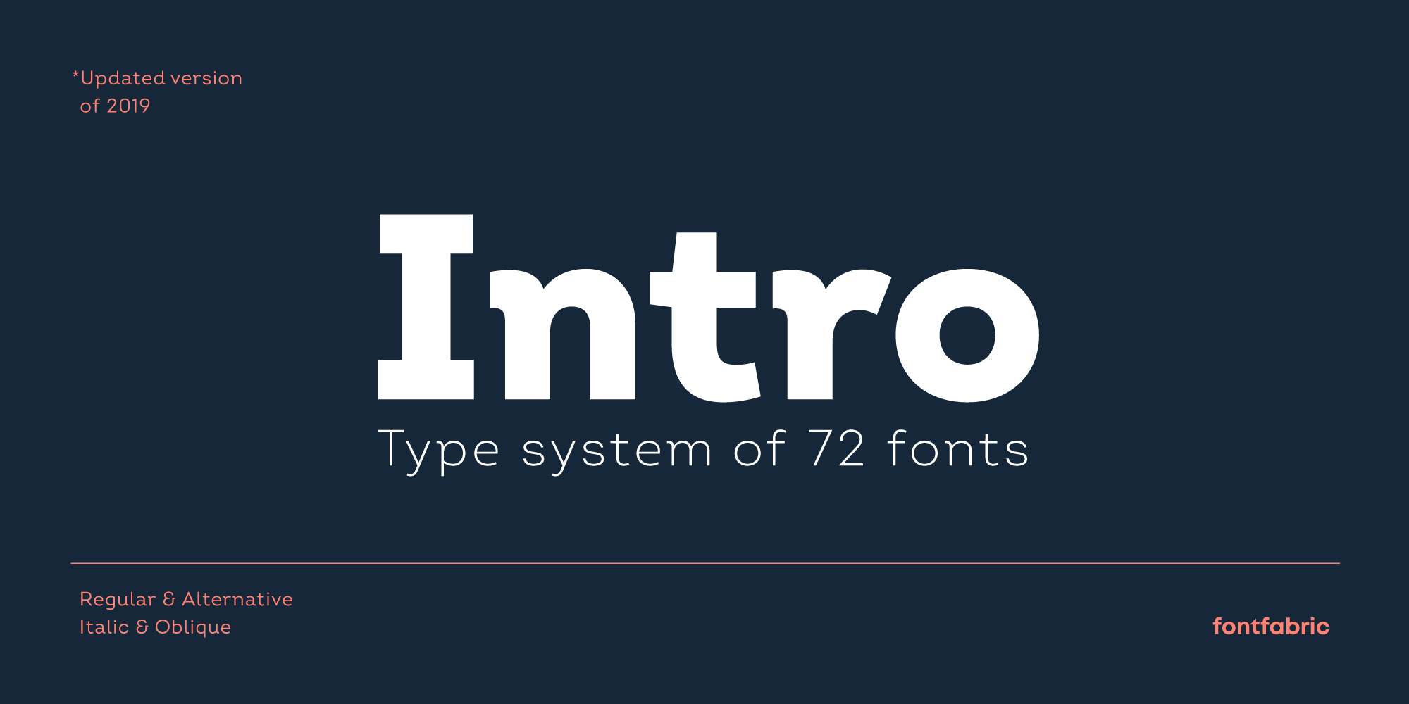 Intro Fonts | I Love Typography